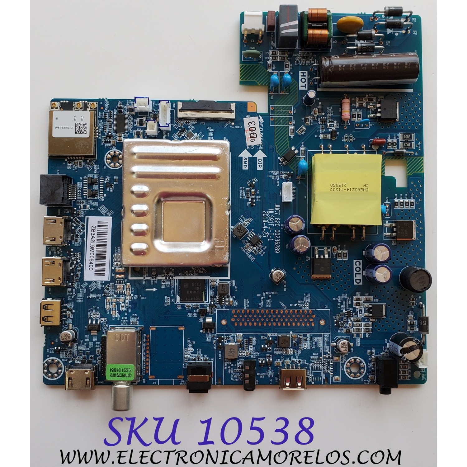 MAIN FUENTE (COMBO) PARA TV KOGAN ((NUEVA)) / NUMERO DE PARTE ZB3A2L9M ...