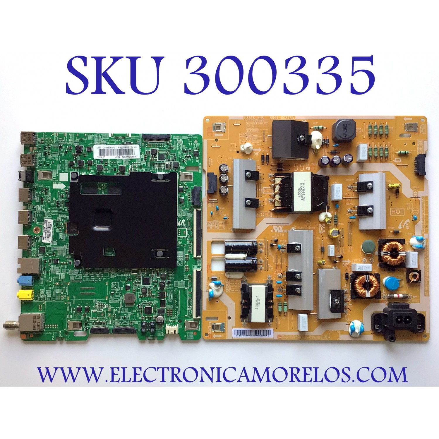 KIT DE TARJETAS PARA TV SAMSUNG / MAIN BN94-10781A / BN97-10970A ...