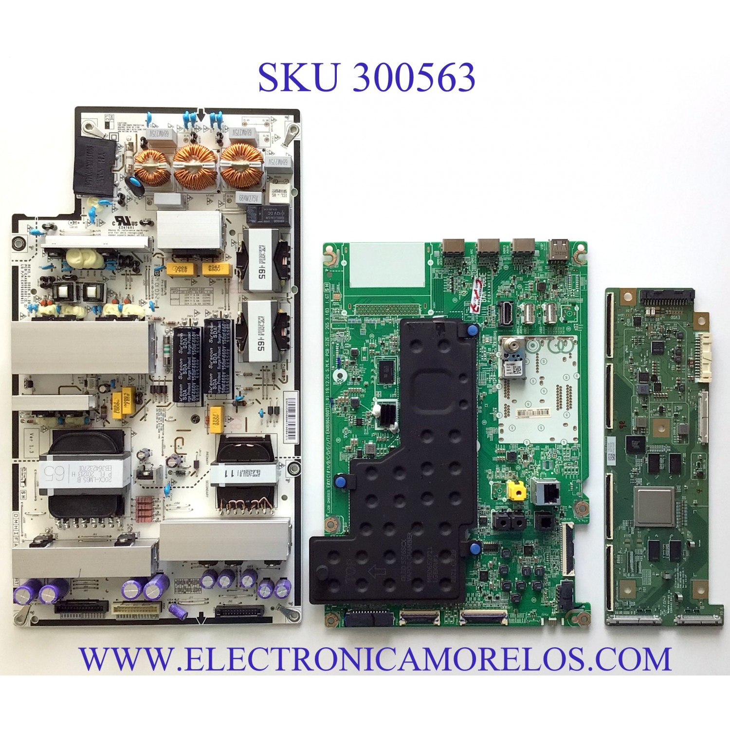 KIT DE TARJETAS PARA TV LG MAIN EBT66416903 / EAX69049007 / FUENTE ...