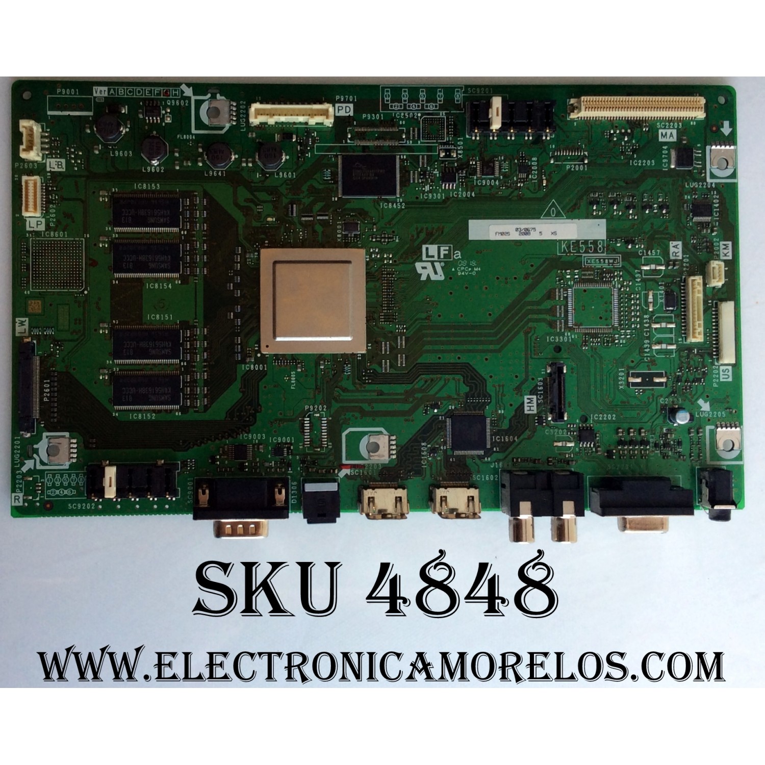 MAIN / SHARP DUNTKE558FM02S / FM02S / KE558 / XE558WJ / PANEL ...