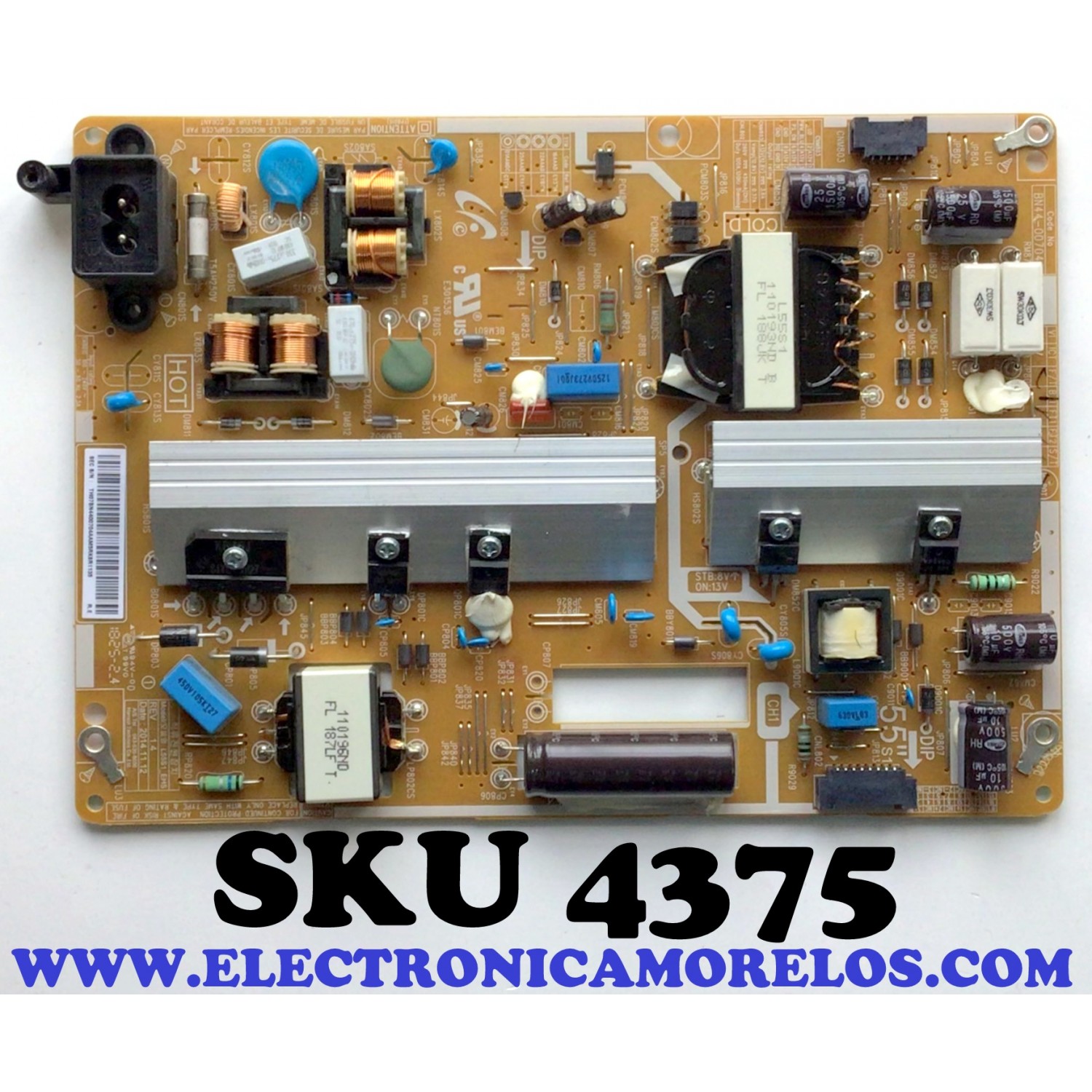 FUENTE DE PODER PARA TV SAMSUNG / NUMERO DE PARTE BN44-00704A ...
