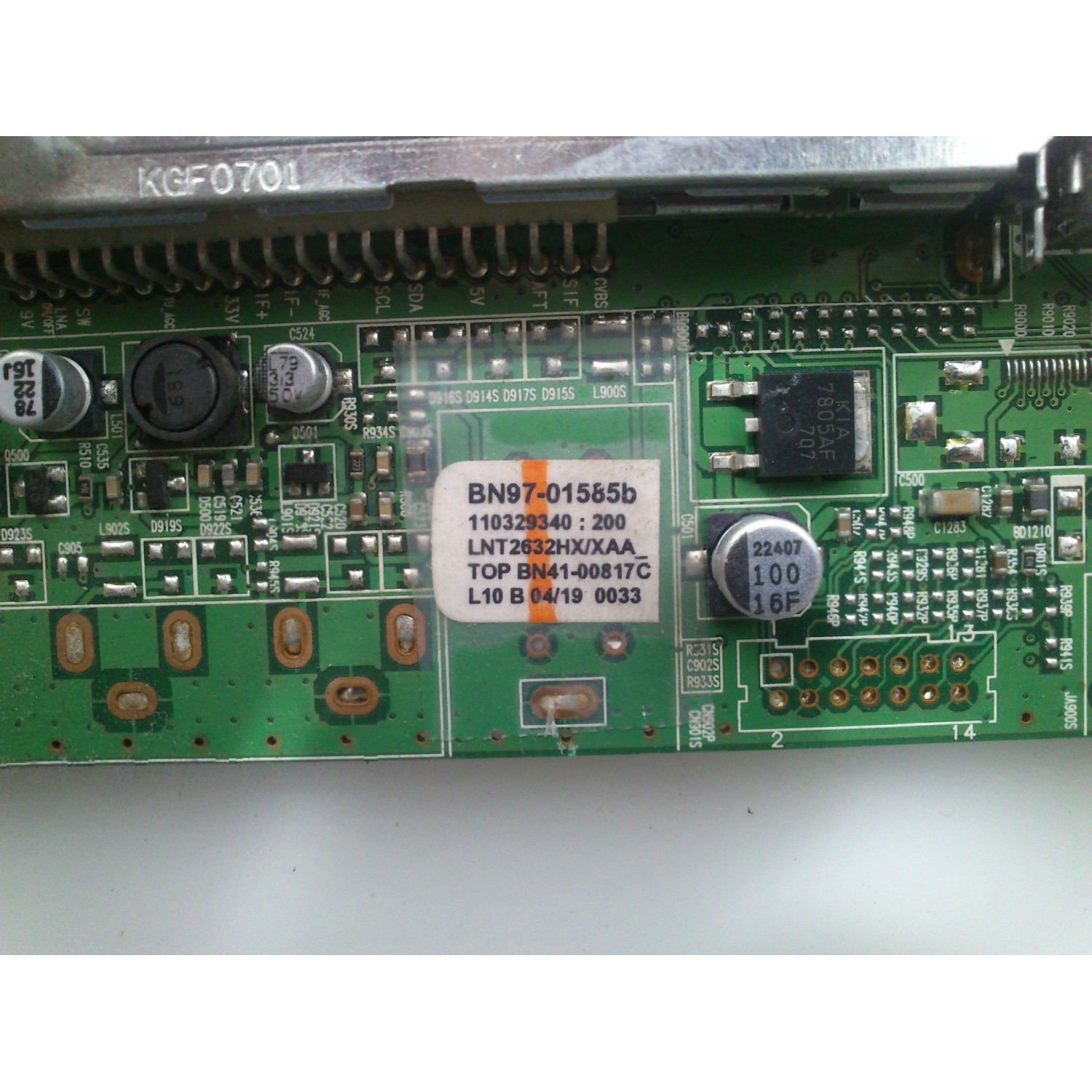 MAIN / SAMSUNG BN94-01294B / BN41-00817C / BN97-01585B / MODELO ...