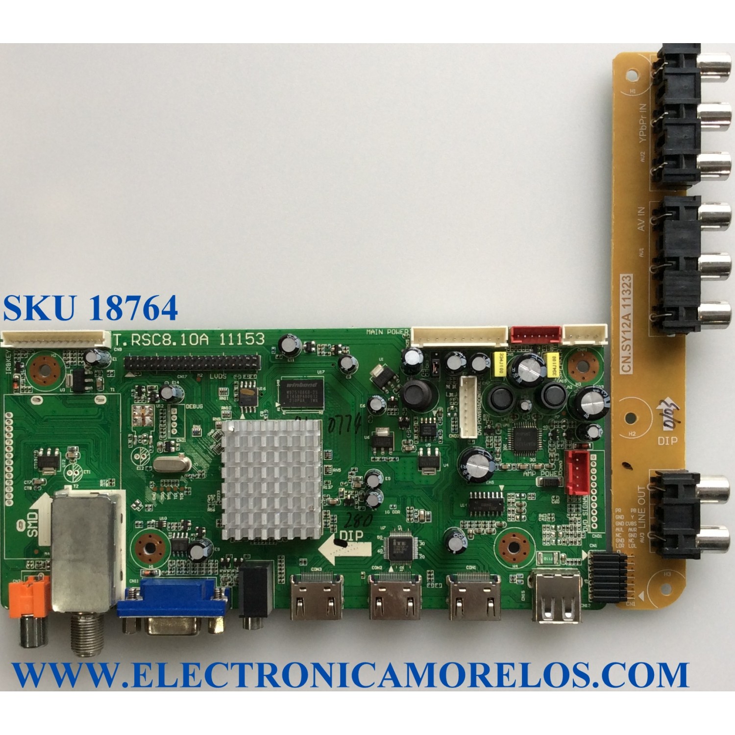 MAIN / UPSTAR 1B2C077A / T.RSC8.10A 11153 / T.RSC8.10A / CN.SY12A 11323 ...