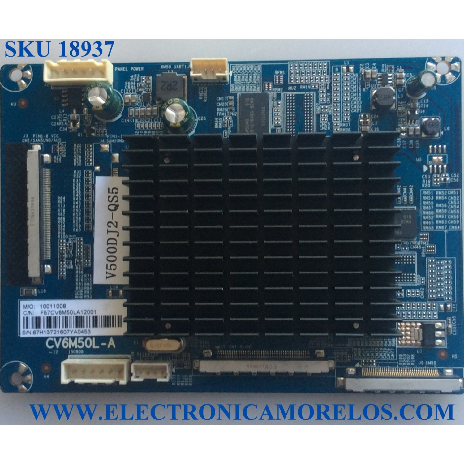 TARJETA INTERFACE / WESTINGHOUSE F57CV6M50LA12001 / CV6M50L-A ...