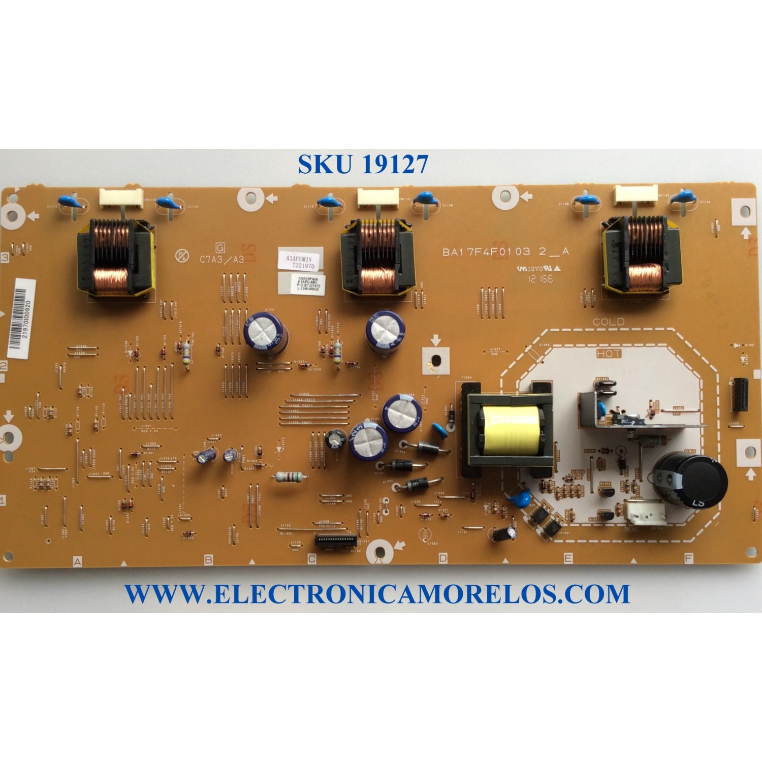 FUENTE DE PODER / PHILIPS A1AFUMIV / BA17F4F0103 2_A / BA17F4F0103 ...