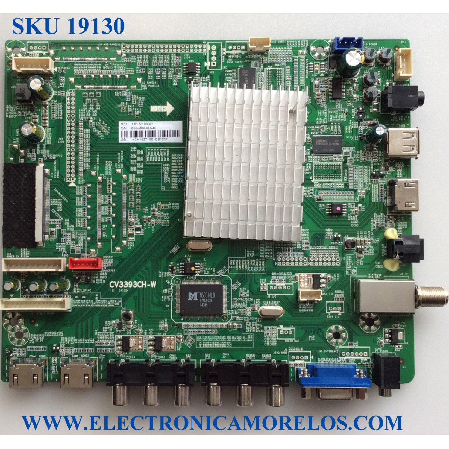 MAIN / SEIKI SY14625-1 / CV3393CH-W-11 / CV3393CH-W / 890-M00-0LN40 ...