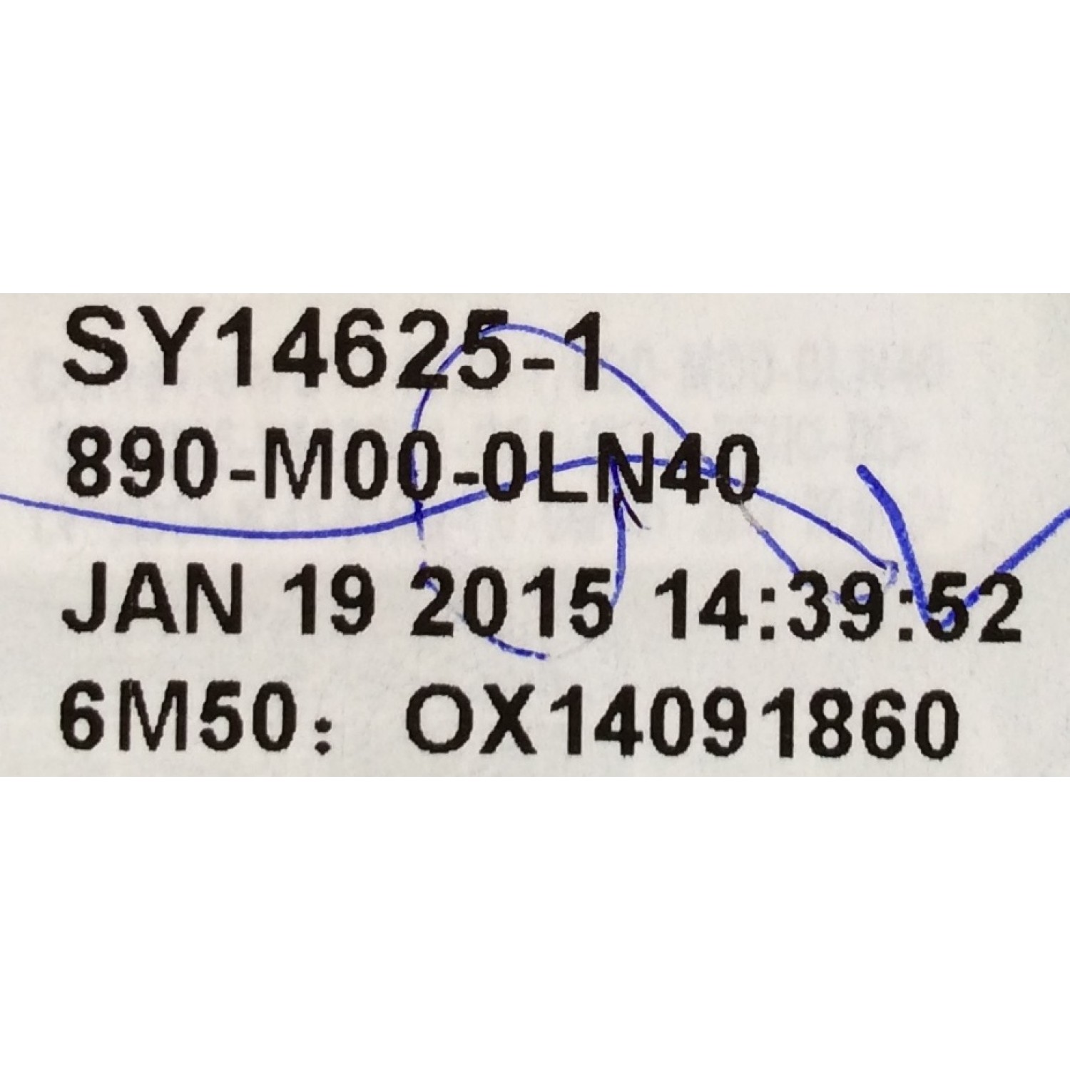 MAIN / SEIKI SY14625-1 / CV3393CH-W-11 / CV3393CH-W / 890-M00-0LN40 ...