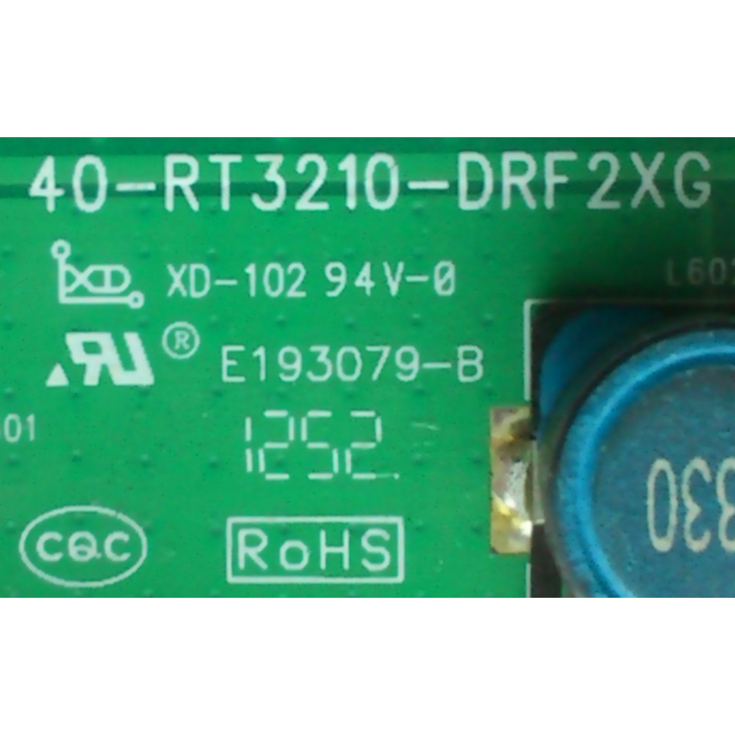 LED DRIVER TCL 40 RT3210 DRF2XG E193079 B XD 102 94V 0 LE32HDE5300
