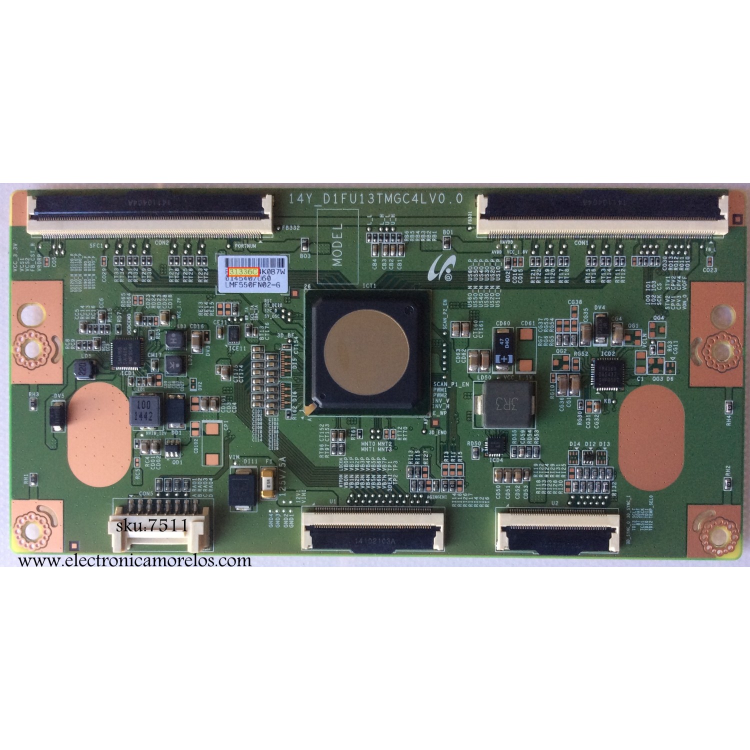 T-CON PARA TV SAMSUNG / NUMERO DE PARTE LJ94-31336C / 14Y ...