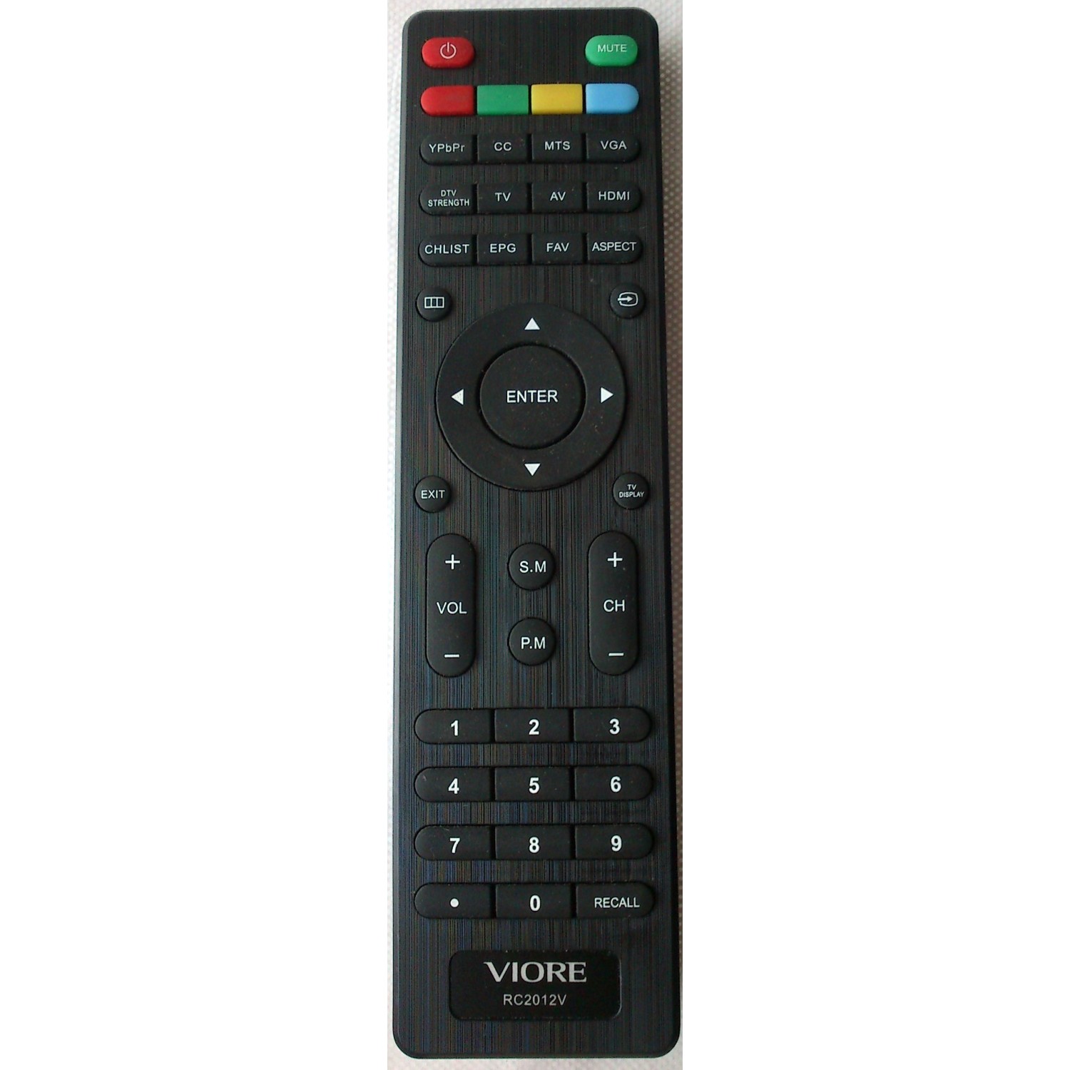 CONTROL REMOTO ORIGINAL NUEVO PARA TV VIORE RC2012V