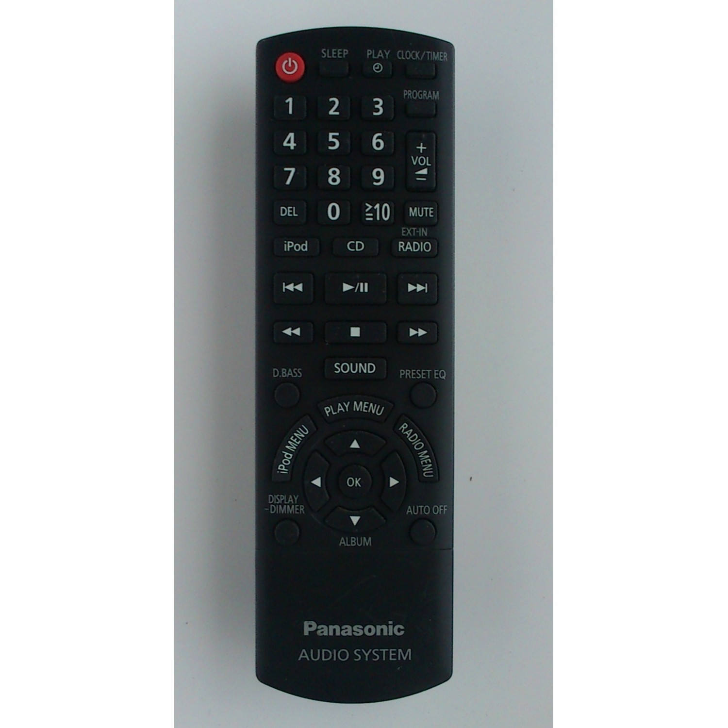 CONTROL REMOTO PARA SISTEMA DE AUDIO / PANASONIC ...