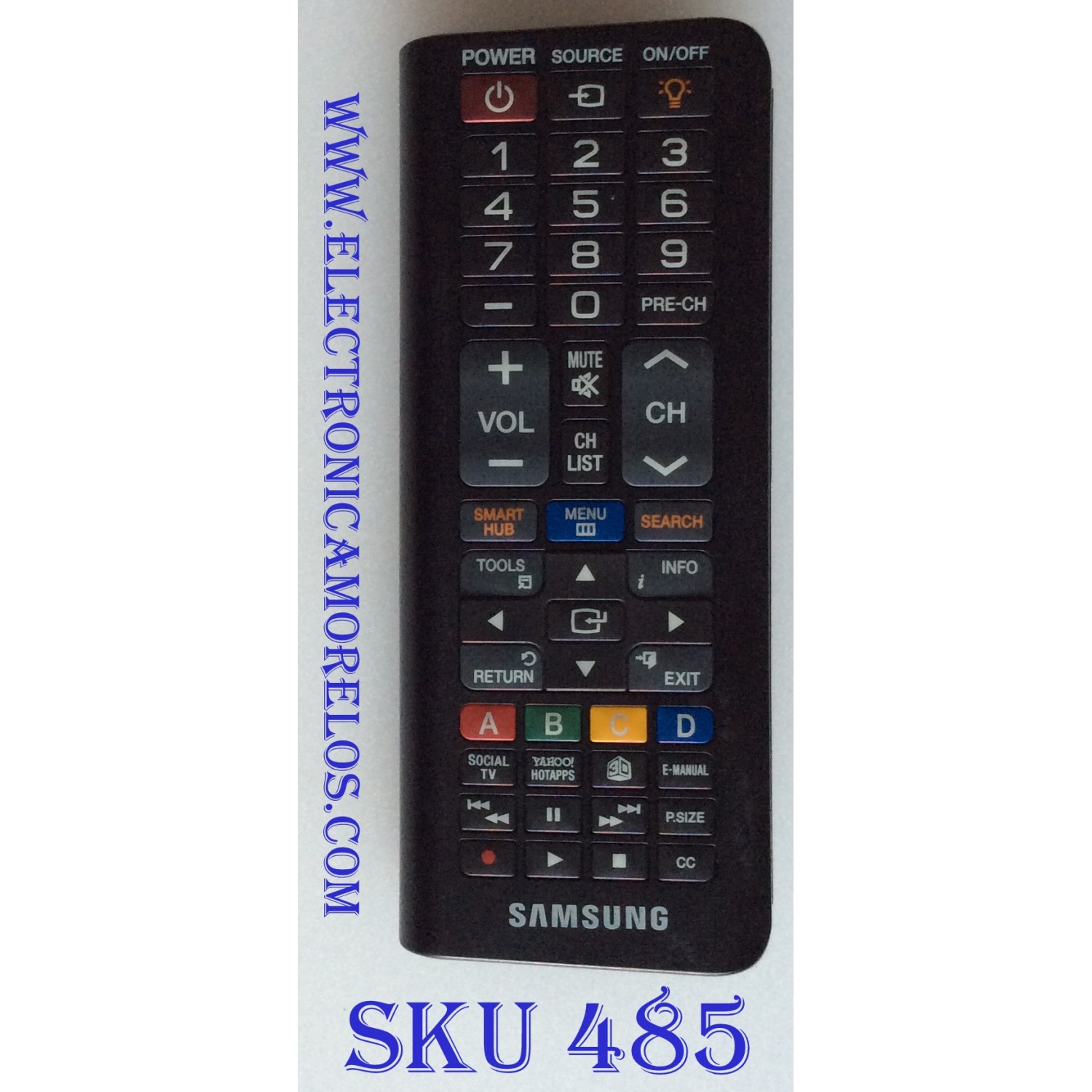 CONTROL REMOTO PARA TV / SMART TV 3D / CON TECLADO QWERTY / SAMSUNG ...