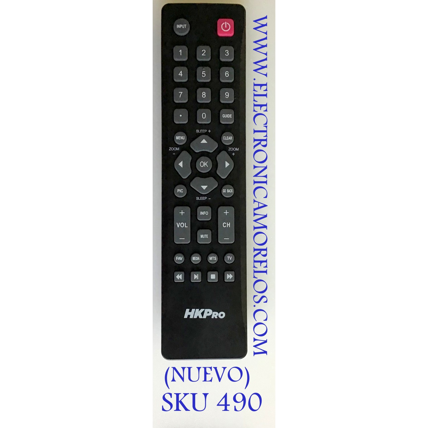 CONTROL REMOTO ORIGINAL NUEVO PARA TV HKPRO / 06-510W37-E000X / CT ...