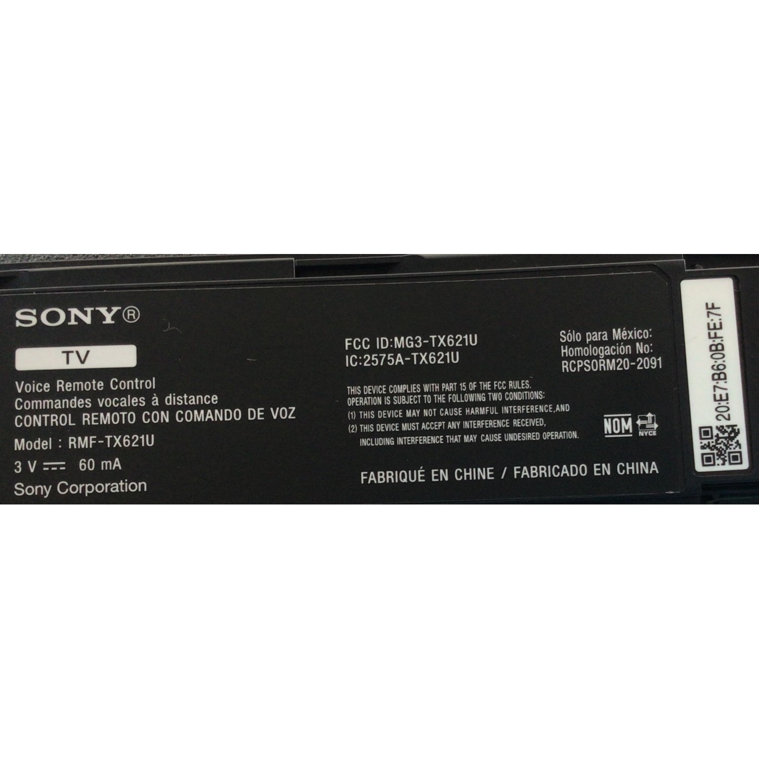 CONTROL REMOTO ORIGINAL NUEVO CON COMANDO DE VOZ PARA SMART TV SONY ...