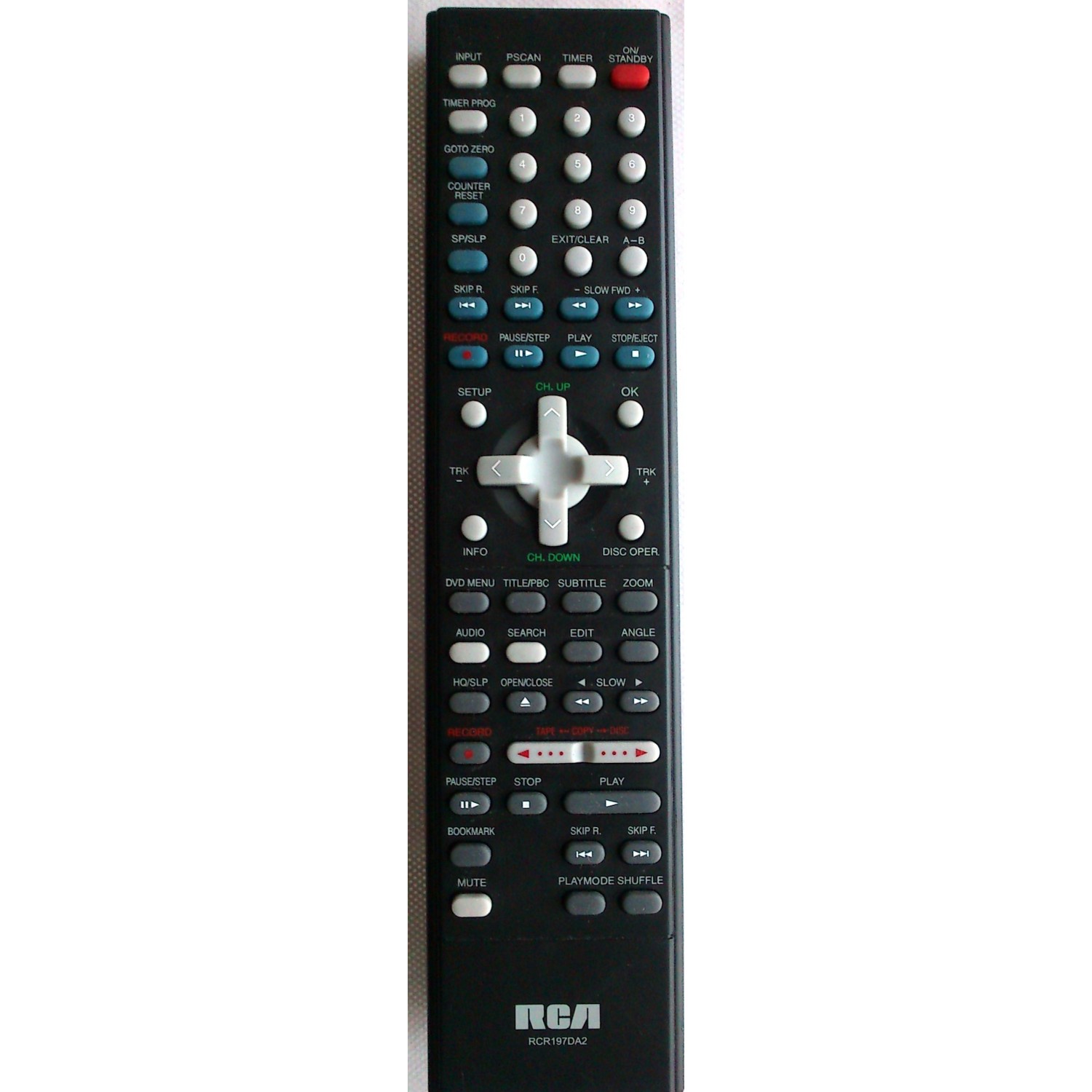 CONTROL REMOTO PARA DVD/VCR / RCA RCR197DA2RCR197DA2 - RCA