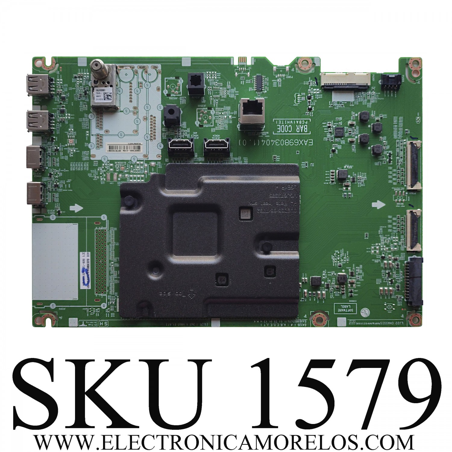 MAIN PARA TV LG / NUMERO DE PARTE EBT67322601 / EAX69803404(1.0 ...