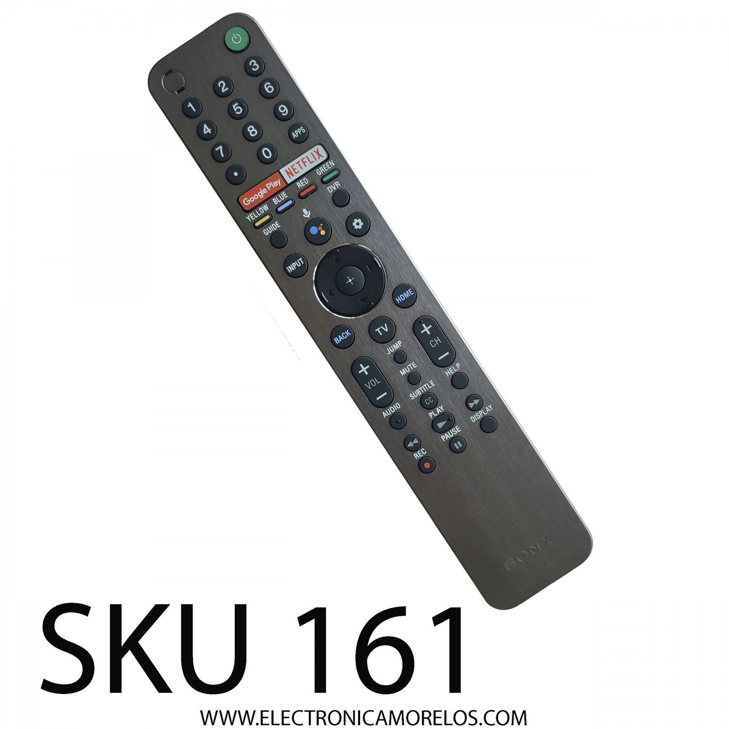CONTROL REMOTO ORIGINAL NUEVO CON COMANDO DE VOZ PARA TV SONY / NUMERO ...