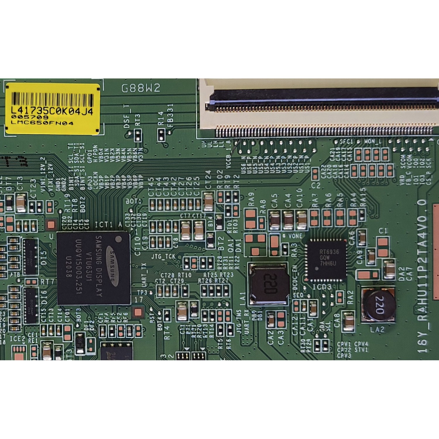 T-CON PARA TV TCL (( NUEVA )) / NUMERO DE PARTE LJ94-41735C / 16Y ...