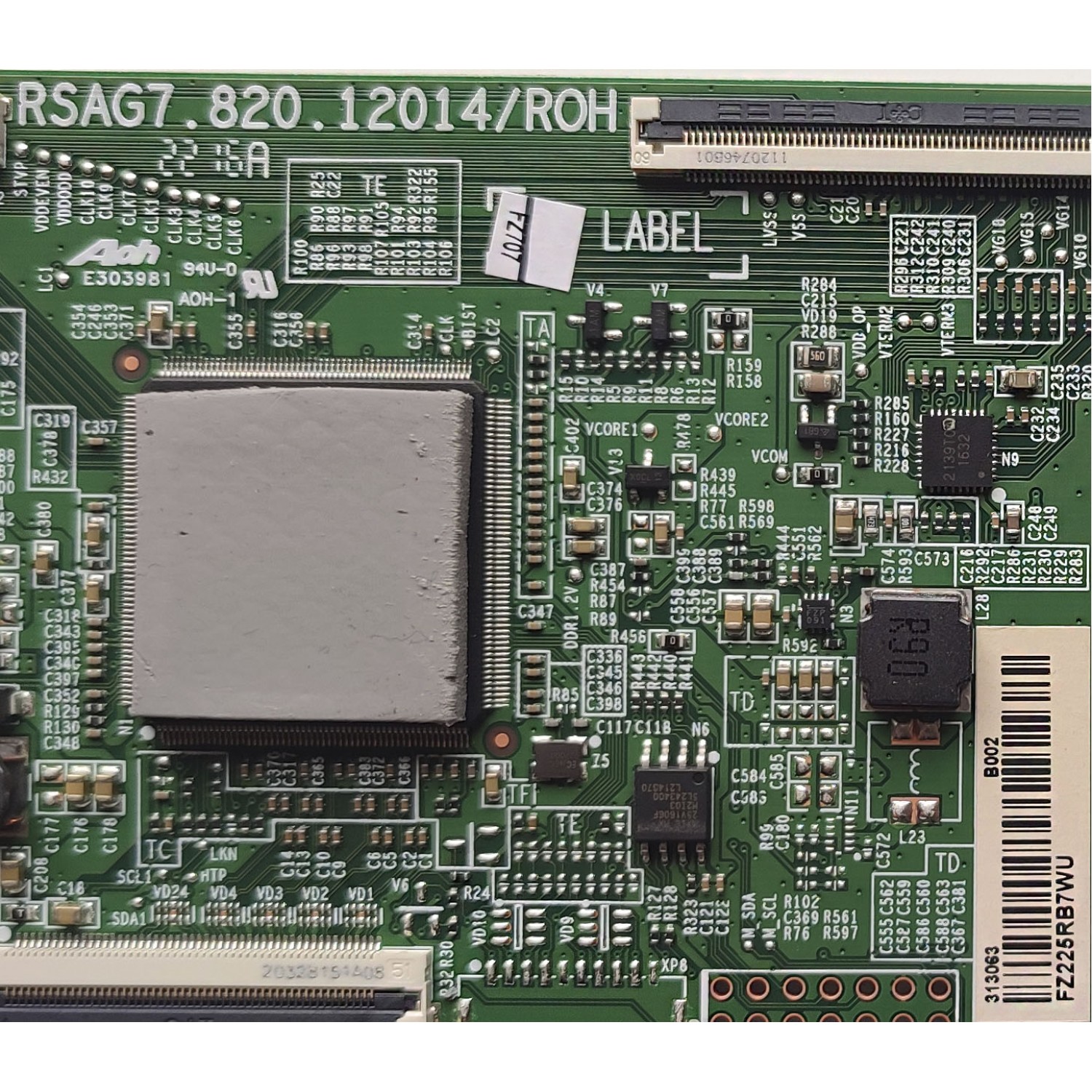 T-CON PARA TV HISENSE / NUMERO DE PARTE 313063 / RSAG7.820.12014/ROH ...