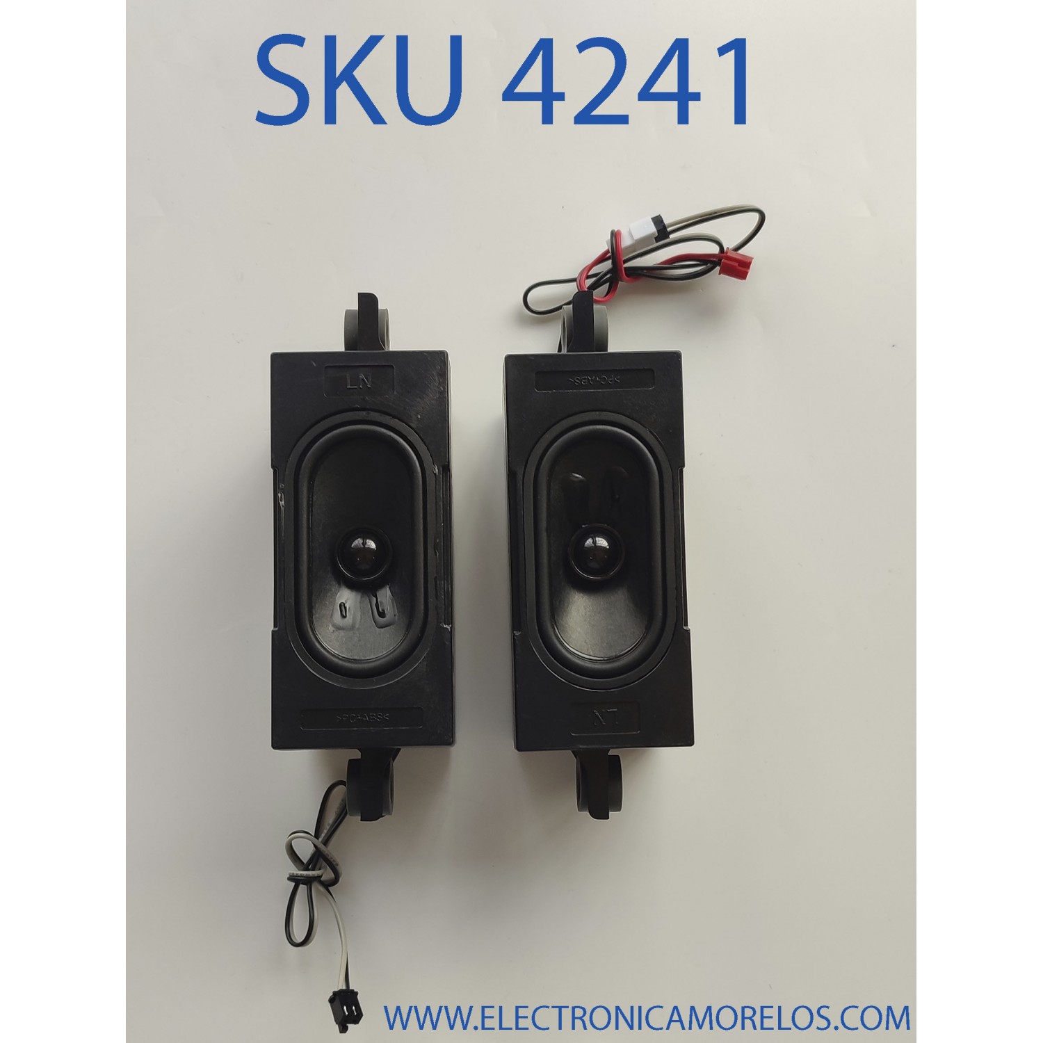 KIT DE BOCINAS PARA TV TCL / NUMERO DE PARTE 22304D / 12302-500111 ...