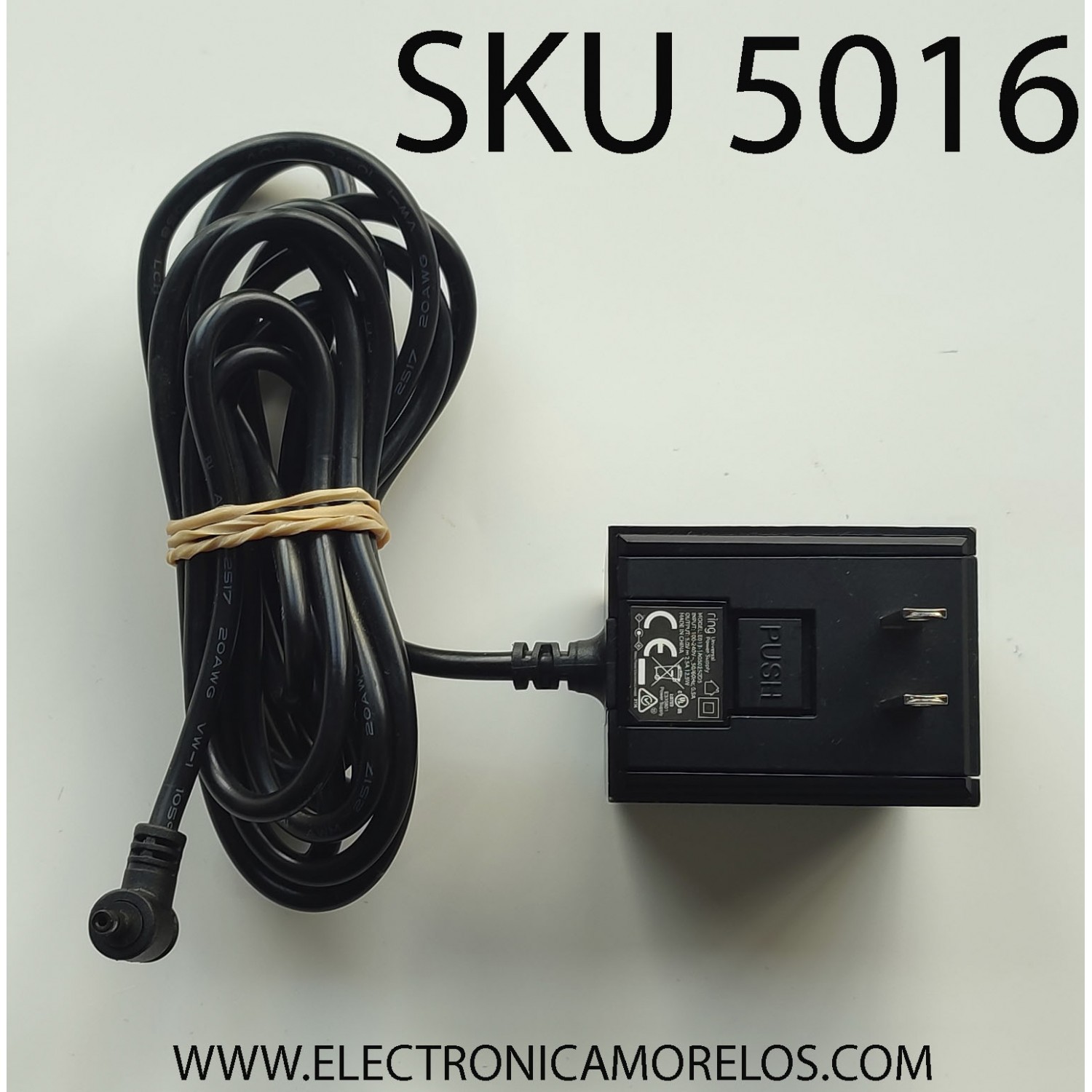 ADAPTADOR AC RING E013-1A050250D5 5.0V - 2.5A