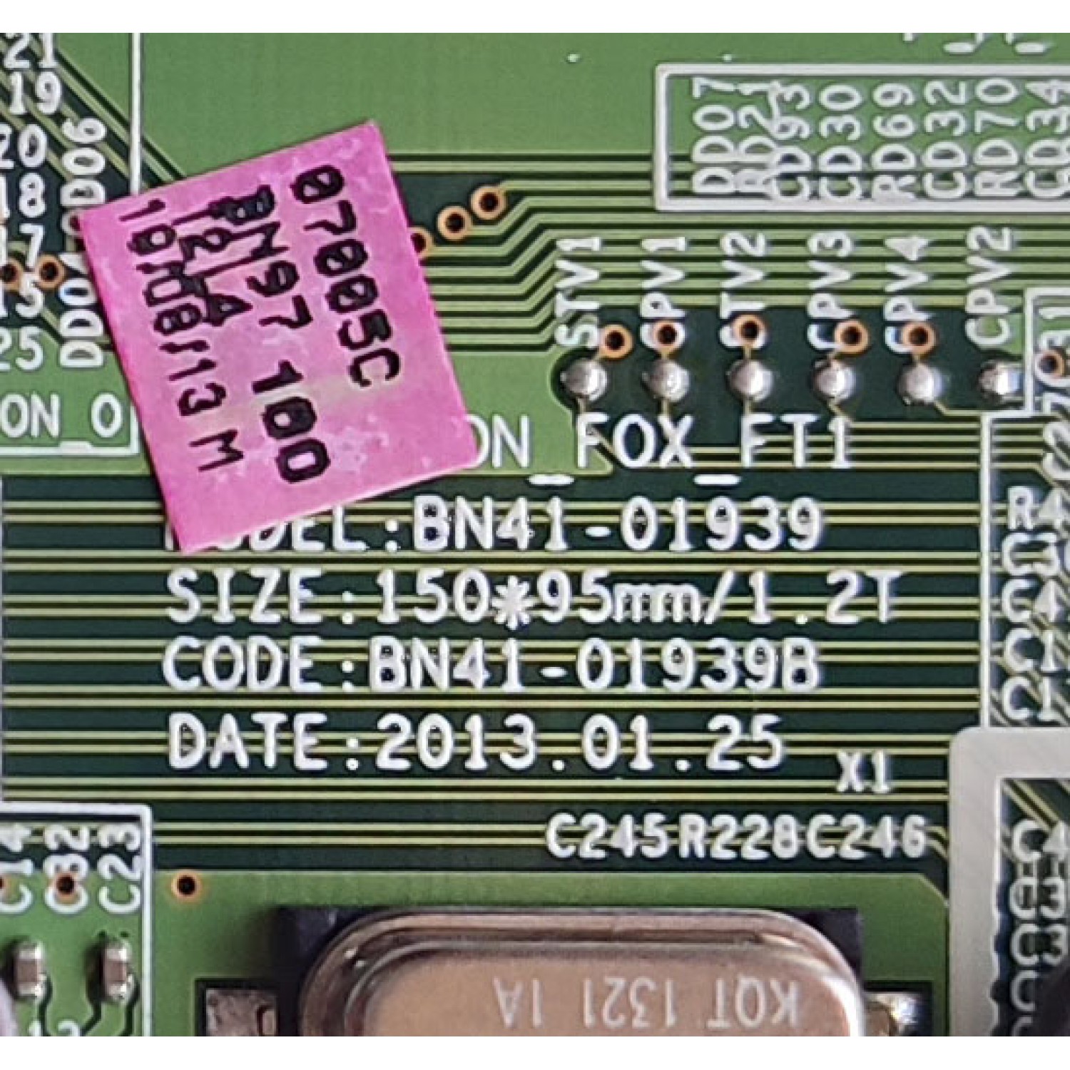 T-CON PARA TV SAMSUNG / NUMERO DE PARTE BN96-27237A / BN41-01939B ...