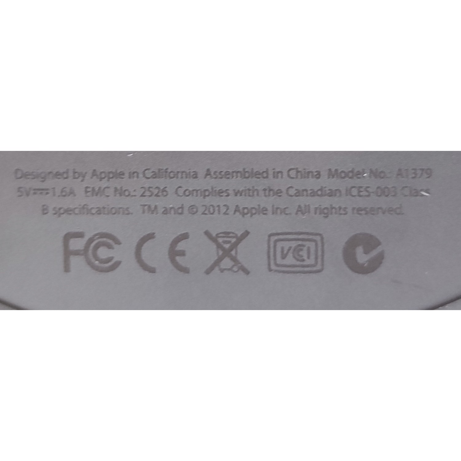 USB SUPERDRIVE DVD EXTERNO ÓPTICO DE APPLE A1379