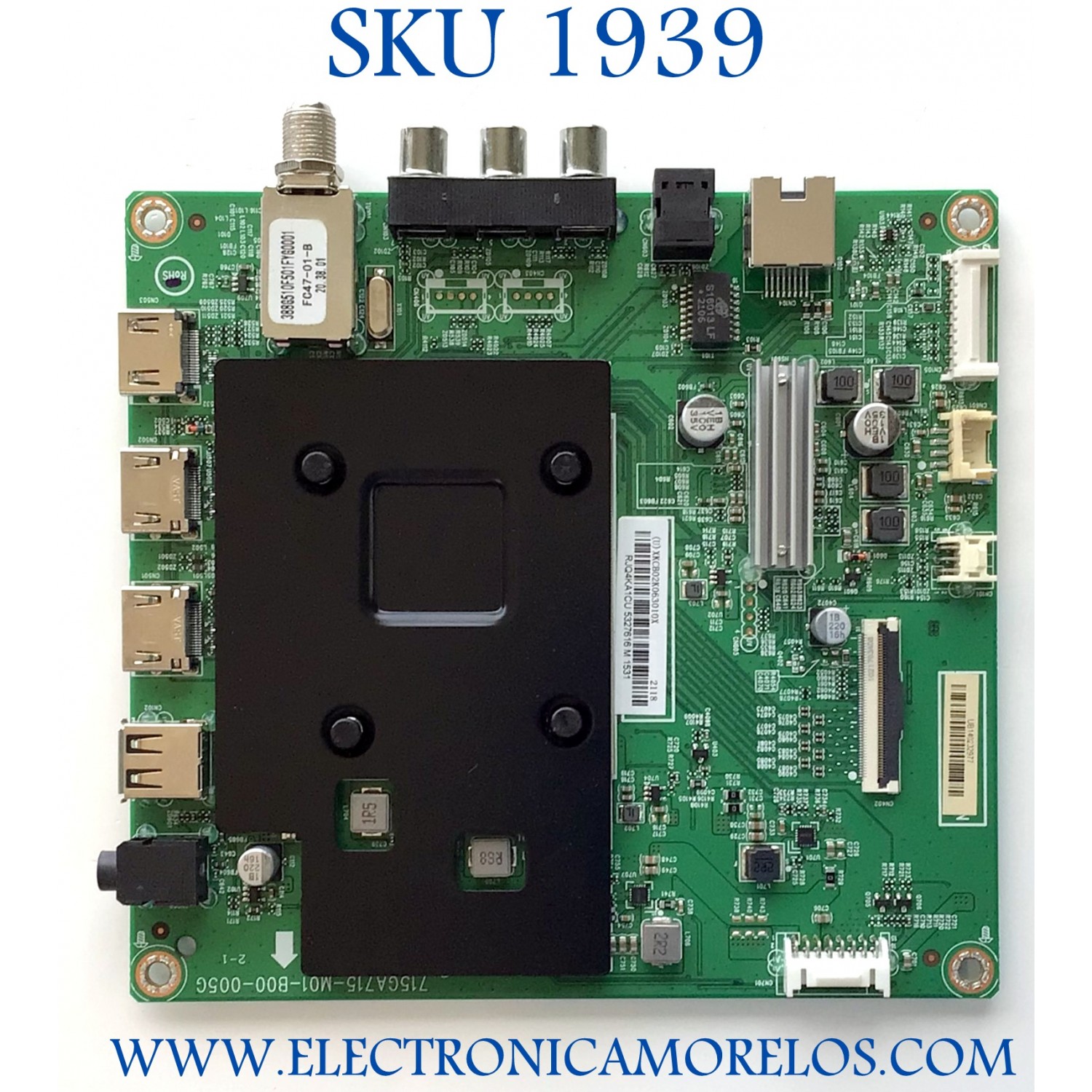 MAIN PARA TV INSIGNIA 4K FIRE TV UHD SMART TV / NUMERO DE PARTE ...