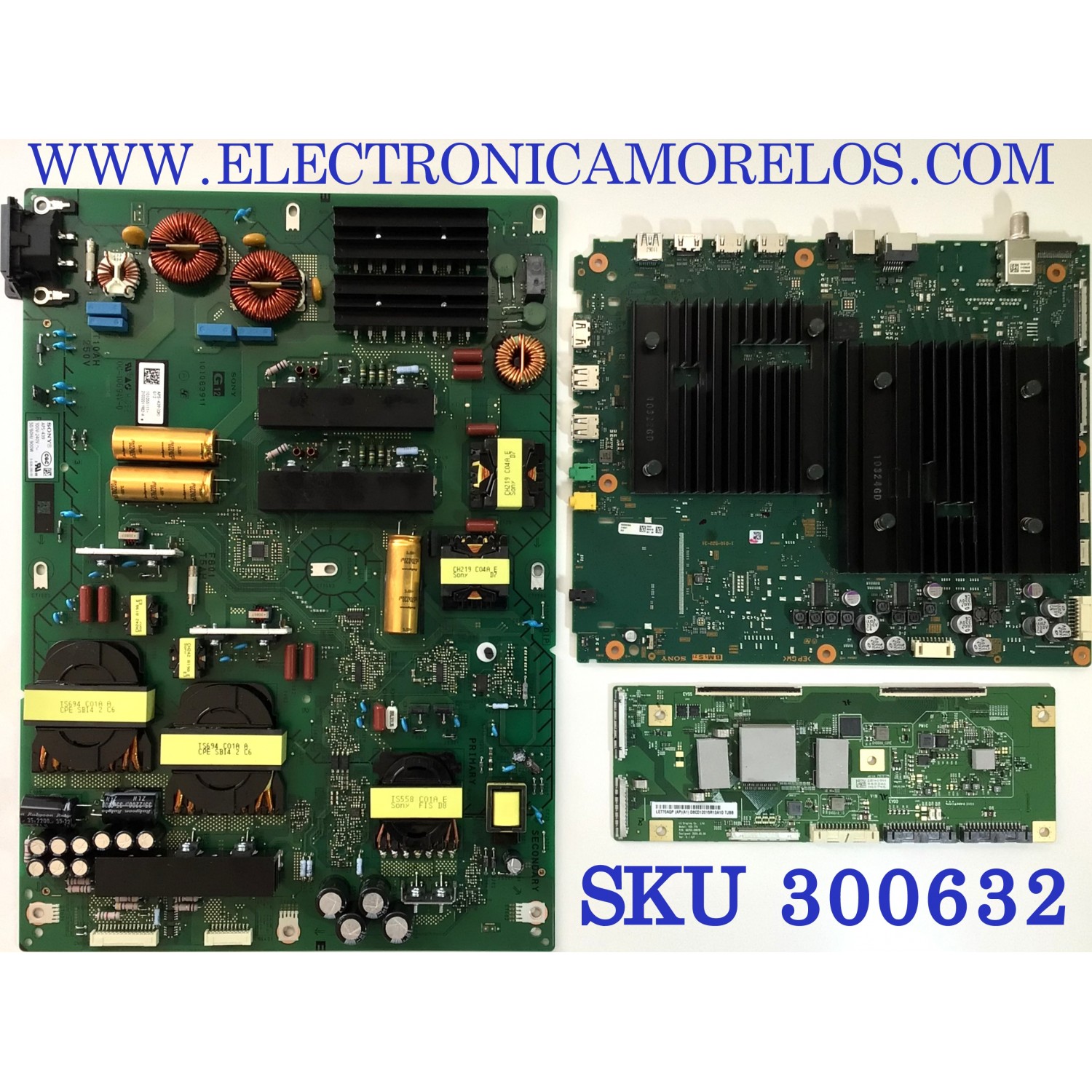 KIT DE TARJETAS PARA TV SONY 4K·UHD·HDR / MAIN A5026230A 550 / 1-010 ...