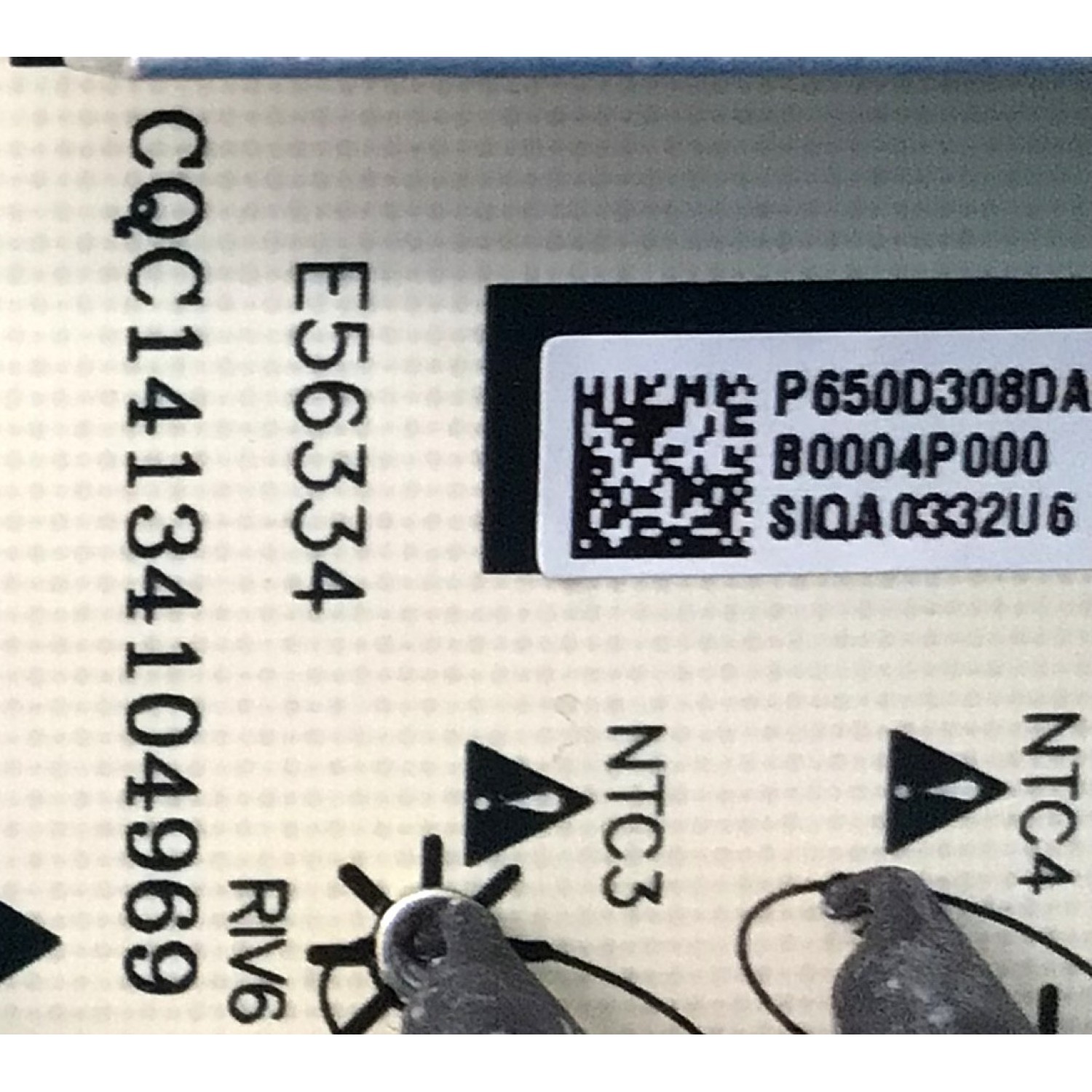 FUENTE PARA TV VIZIO / NUMERO DE PARTE P650D308DA / CQC14134104969 / 25 ...