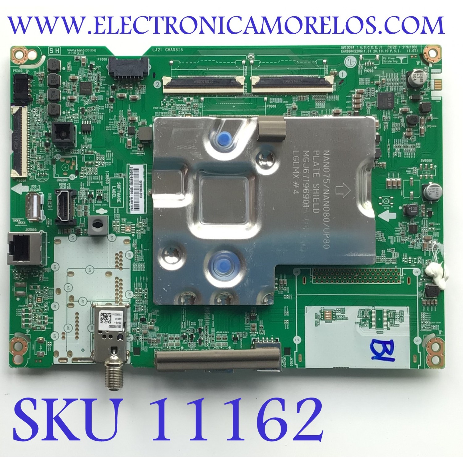 MAIN PARA SMART TV LG 4K / NUMERO DE PARTE EBU66455902 / EAX69462206 ...