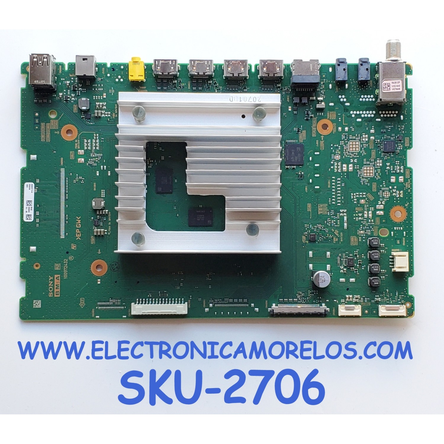 MAIN PARA SMAR TV SONY 4K UHD / NUMERO DE PARTE A-5042-724-A ...