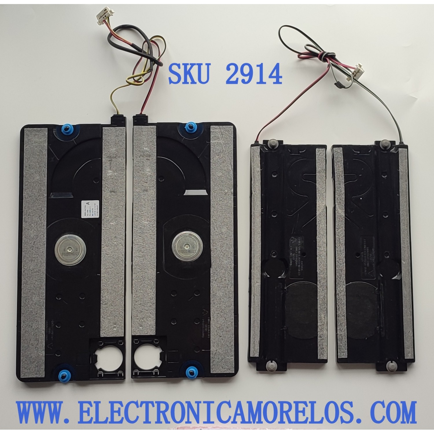 KIT DE BOCINAS PARA TV SAMSUNG / NUMERO DE PARTE BN96-54679A / 6Ω 10W ...