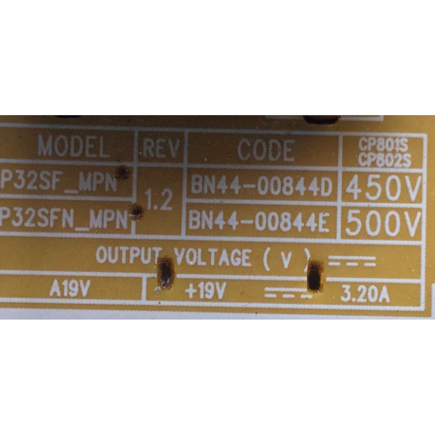 FUENTE DE PODER PARA TV SAMSUNG / NUMERO DE PARTE BN4400844D / P32SF ...