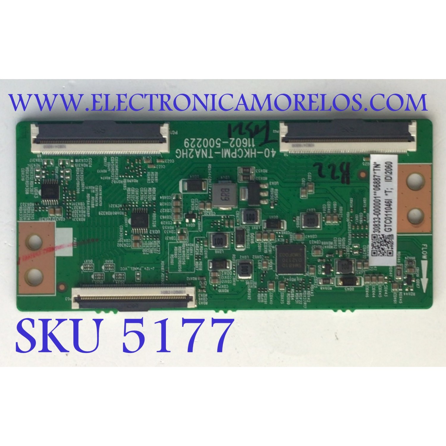 T-CON PARA TV TCL / NUMERO DE PARTE 30833-000001 / 40-HKCPMI-TNA2HG ...