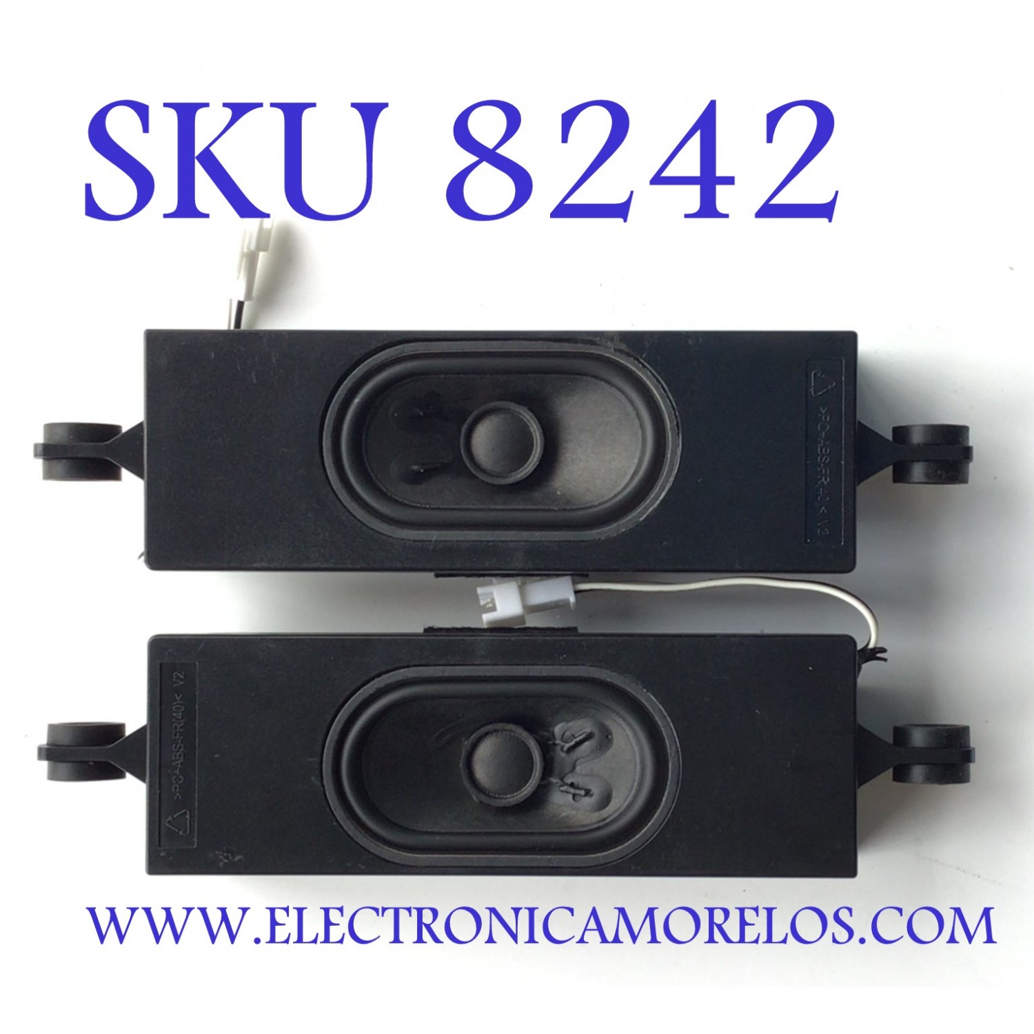 KIT DE BOCINAS PARA TV LG ( 2 PZ ) / NUMERO DE PARTE 42-WFC413-L01I6H ...