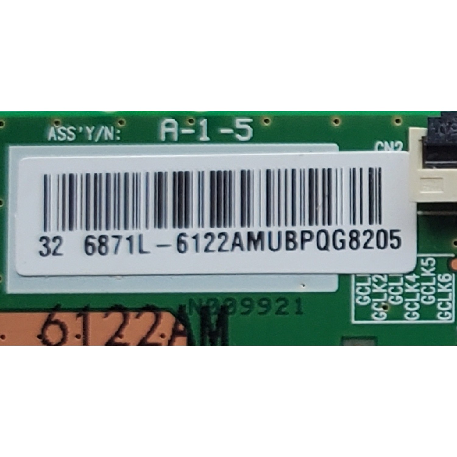 T-CON PARA TV HKPRO / NUMERO DE PARTE 6871L-6122A / 6870C-0442B / 32/37 ...