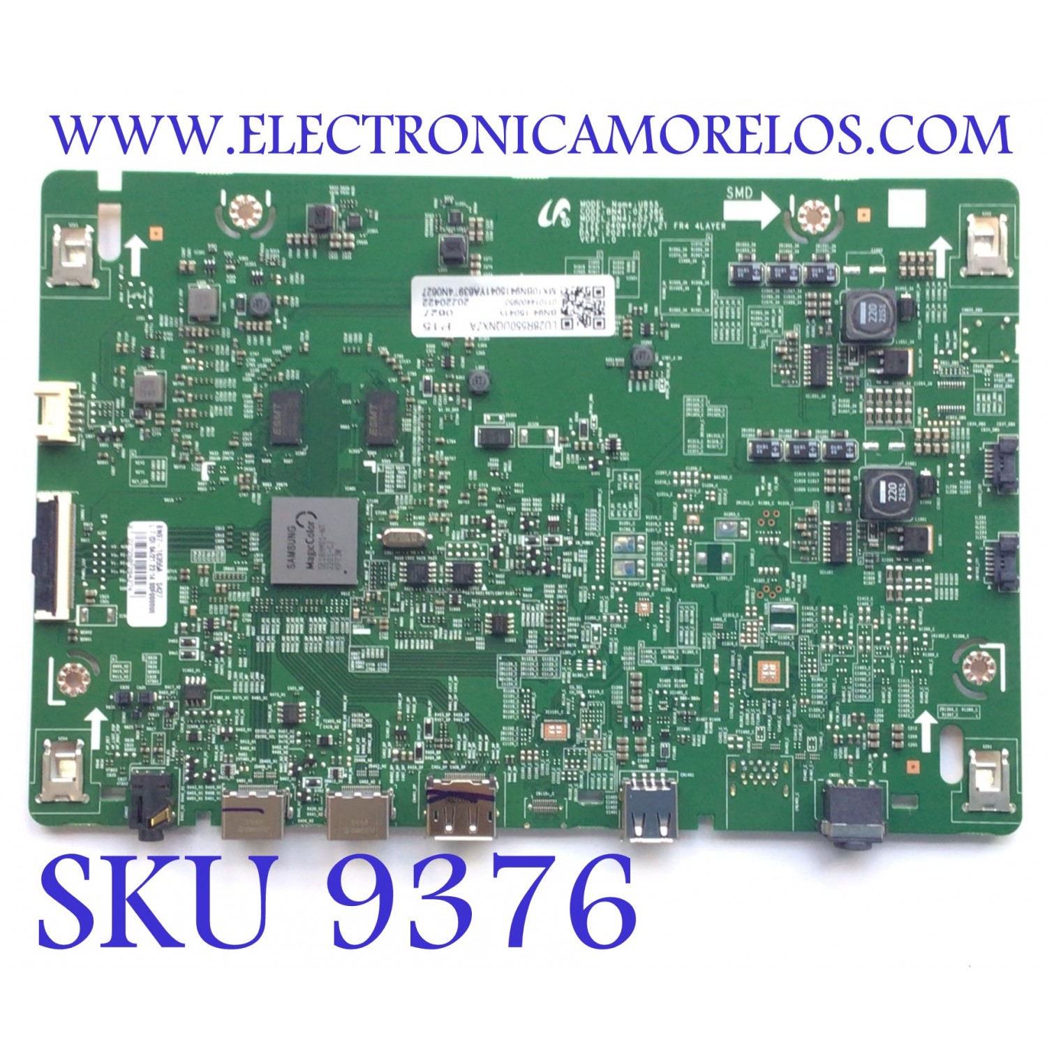 MAIN PARA MONITOR SAMSUNG 4K / NUMERO DE PARTE BN94-15041Y / BN41 ...