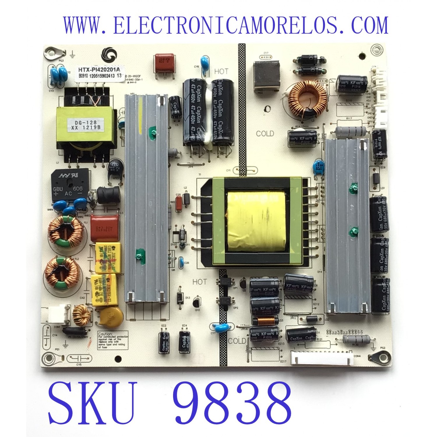 FUENTE DE PODER PARA TV WESTINGHOUSE / NUMERO DE PARTE HTX-PI420201A ...