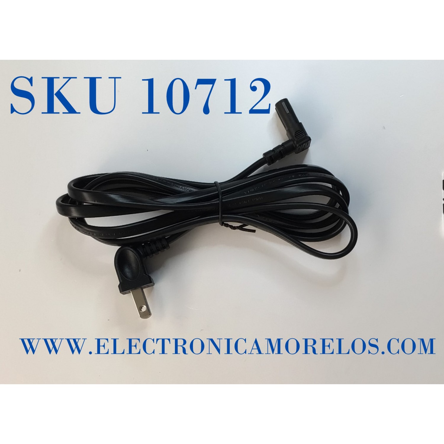 CABLE DE ALIMENTACION DE VOLTAGE ALTERNO BIFASICO 8 “NUEVO“ / DOBLE ...