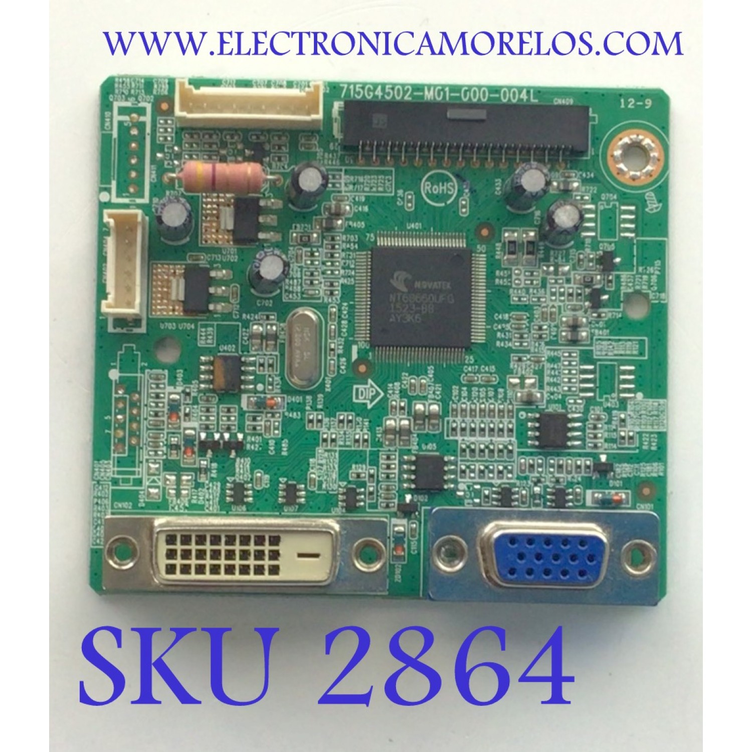 MAIN PARA MONITOR AOC / NUMERO DE PARTE GZDCB0AE003 / 715G4502-M01-000 ...