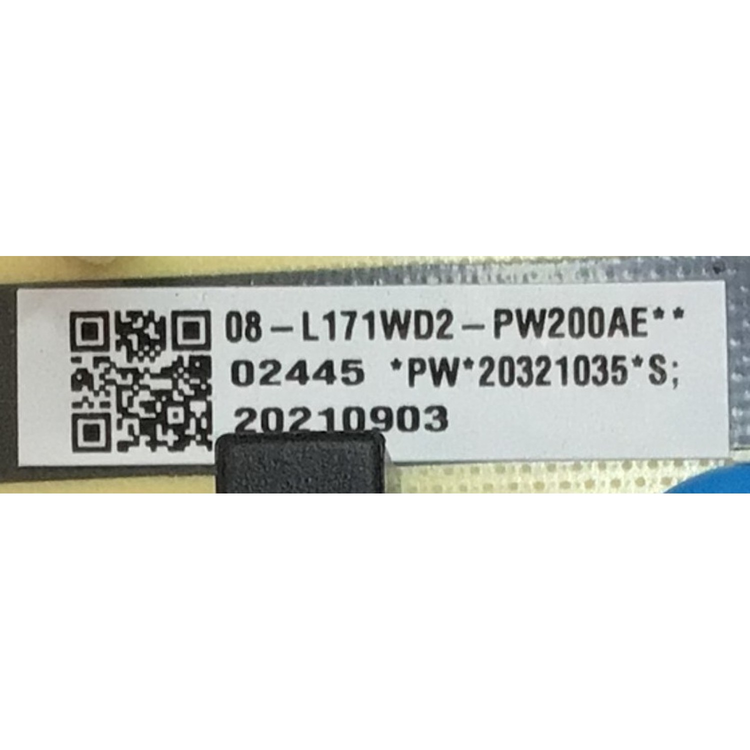 FUENTE PARA TV TCL / NUMERO DE PARTE 08-L171WD2-PW200AE / 40-L171H4 ...