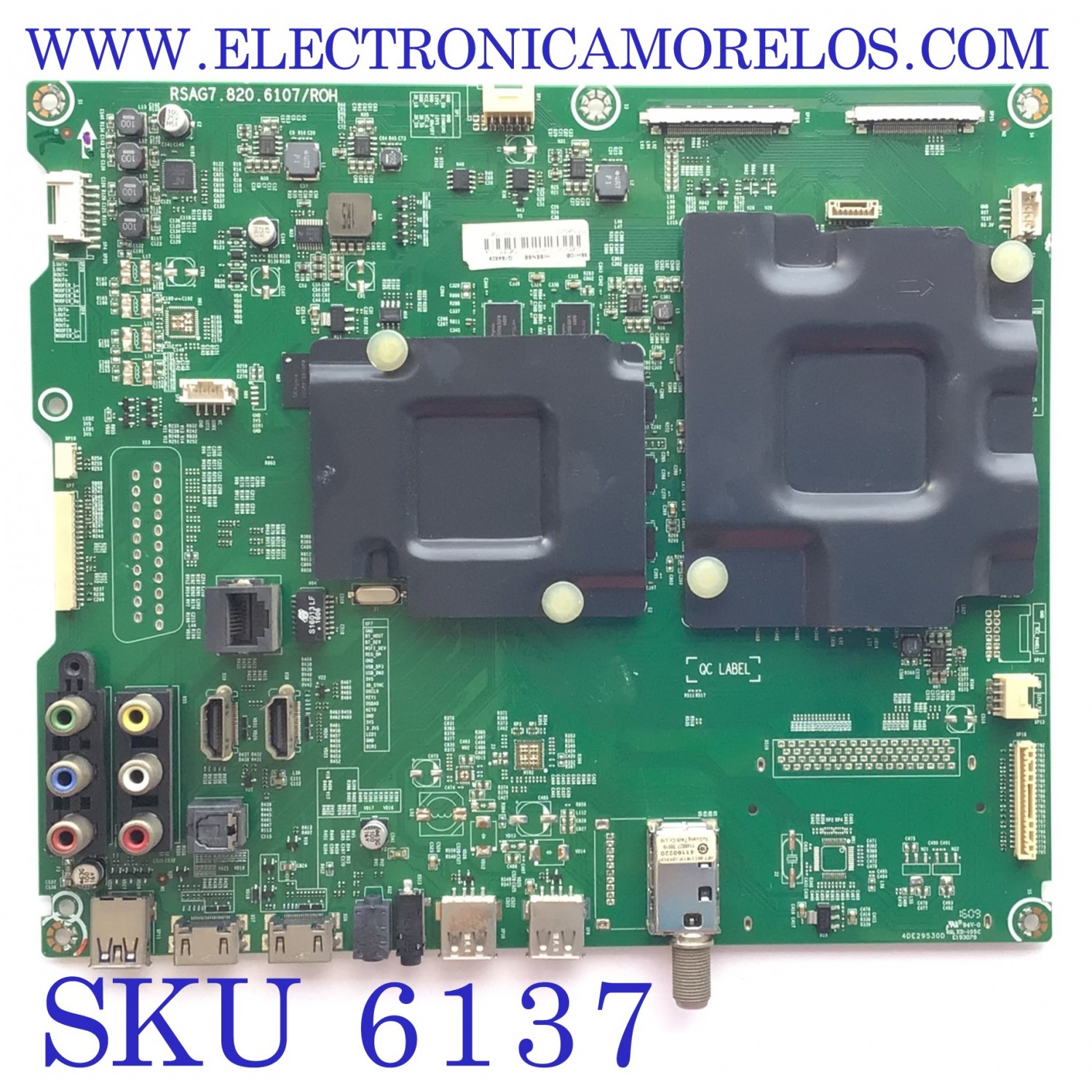 MAIN PARA SMART TV HISENSE 4K (3840 x 2160) HDMI / NUMERO DE PARTE ...