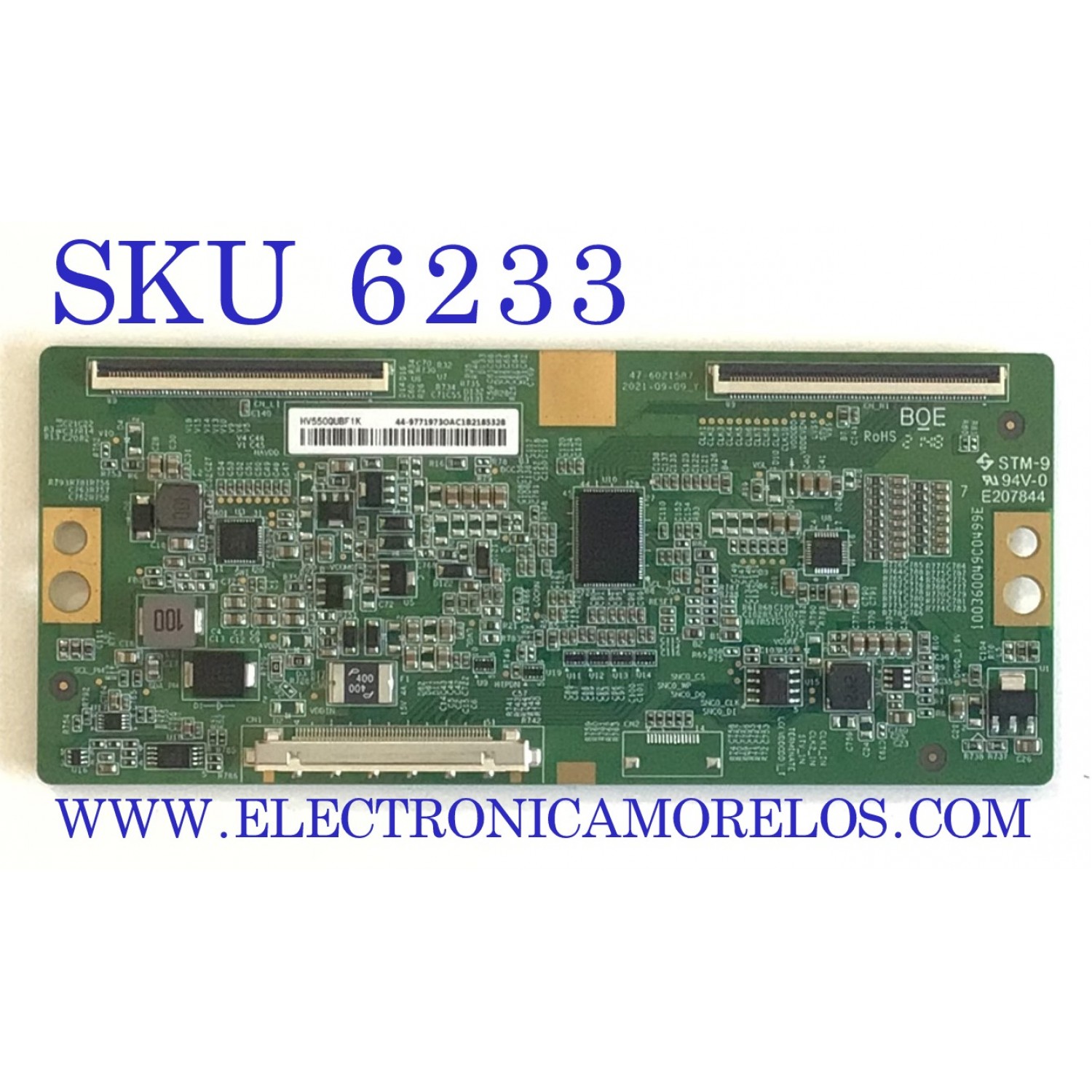 T-CON PARA TV SONY / NUMERO DE PARTE 44-9771973O / 47-6021587 / PANEL ...