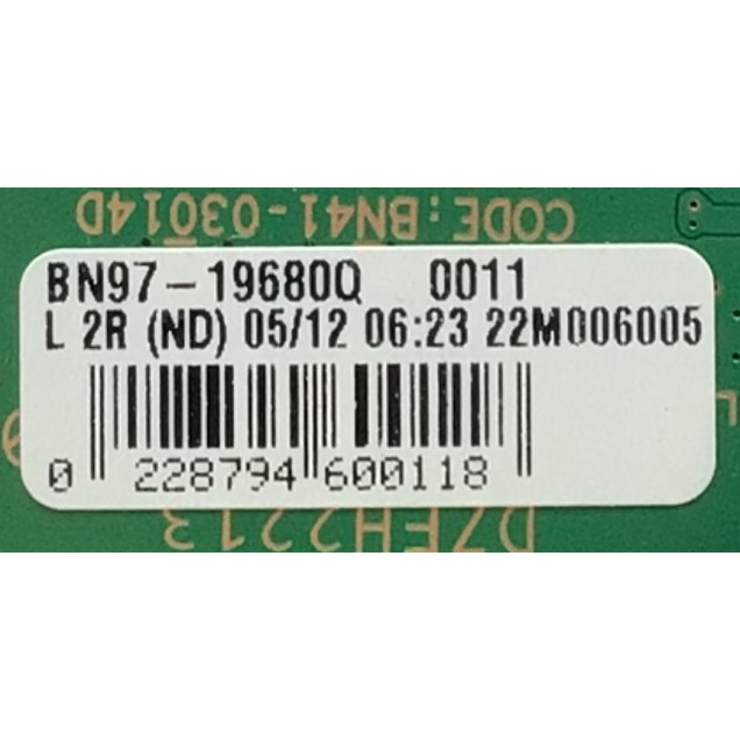 MAIN PARA SMART TV SAMSUNG / NUMERO DE PARTE BN94-17625K / BN41-03014D ...