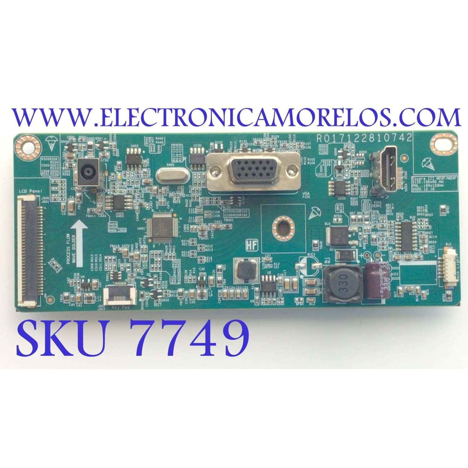 MAIN PARA MONITOR HP ORIGINAL / NUMERO DE PARTE R352442520150 ...