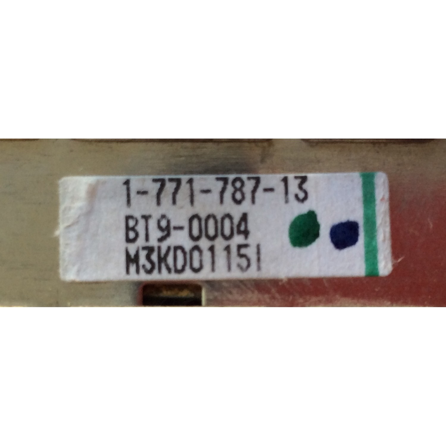 TUNER ENTRADA DE RF SONY 1-771-787-13 / BT9-0004M3KD1151 / MODELO KE ...